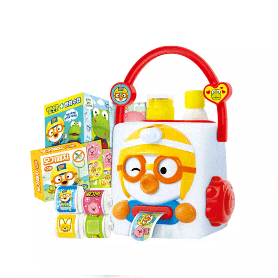 Pororo Playhouse Sticker Fun Hospital Pretend Play Kids Toy — HANGUK MALL
